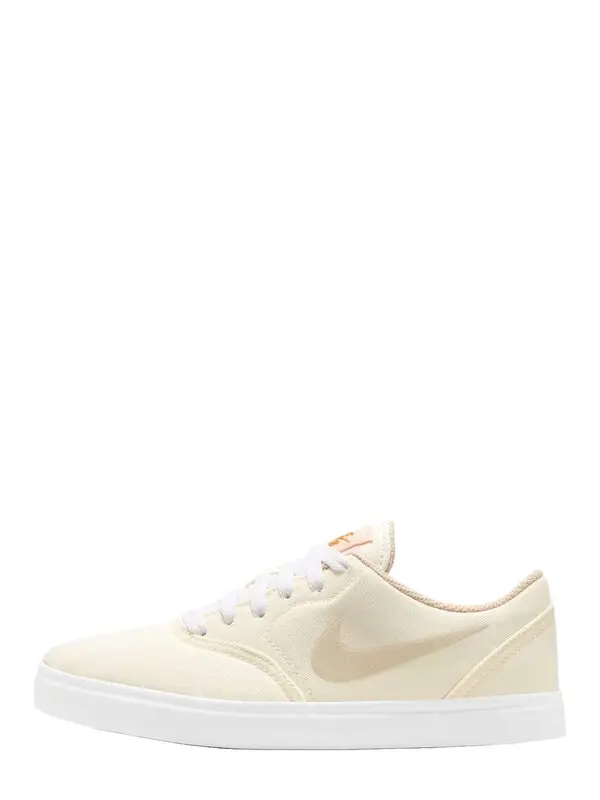 Nike Check Canvas Sneakers - Pale Ivory/sanddrift-white-total Orange-action Green-black