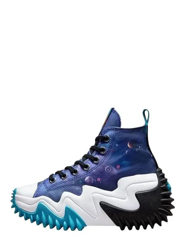 CONVERSE X Space Jam Run Star Motion High Top Sneakers - Concord/white/black