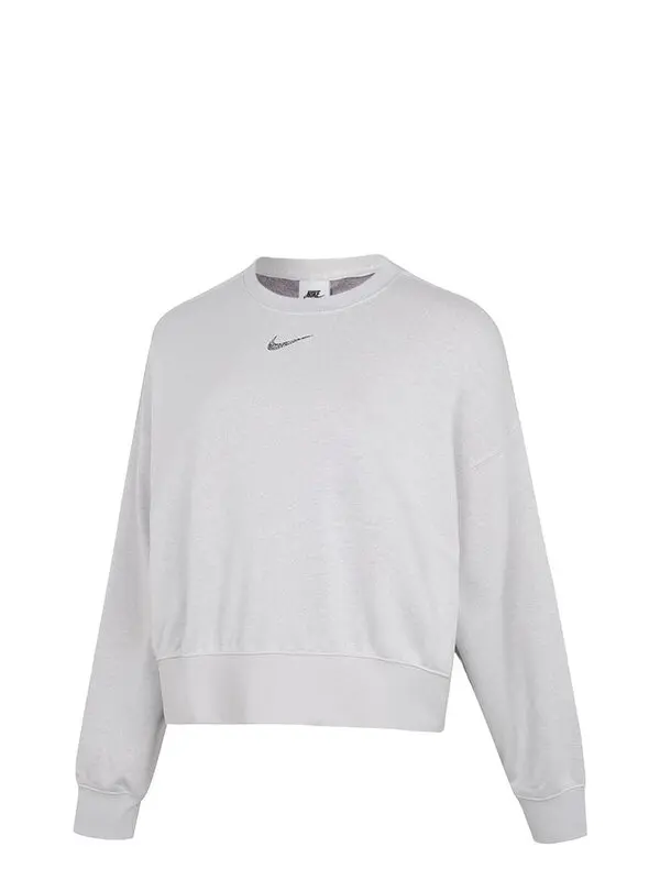 Nike Logo Crewneck Pullover - Grey