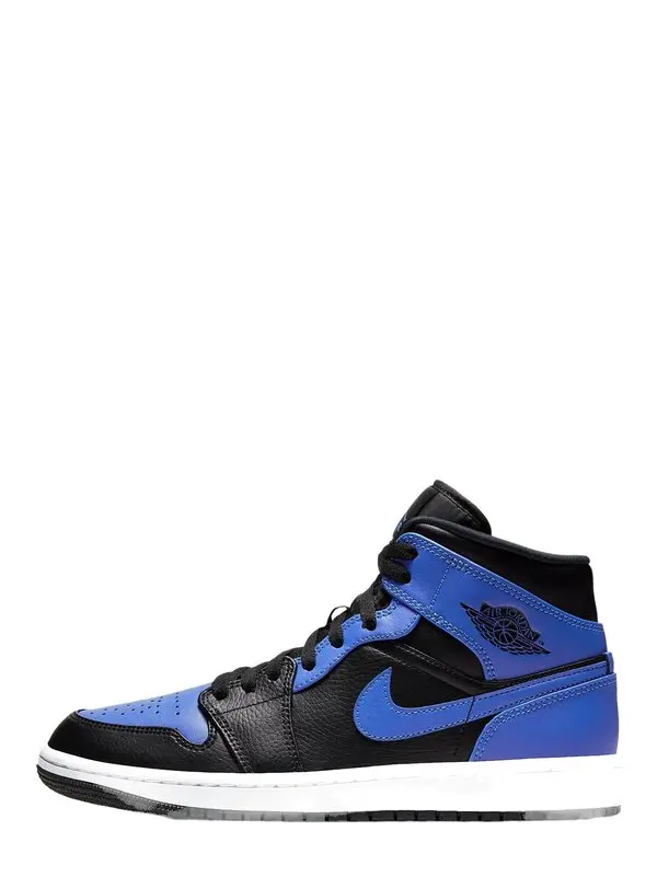 JORDAN 1 Mid "hyper Royal - Black/hyper Royal/white