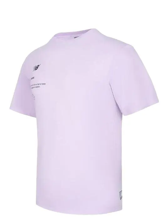 NEW BALANCE Logo T-shirt - Lilac/black