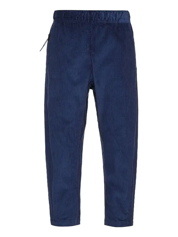 Nike Corduroy Cropped Casual Trousers - Navy