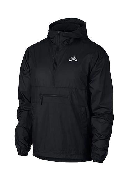Nike Woven Hooded Sports Jacket - Black