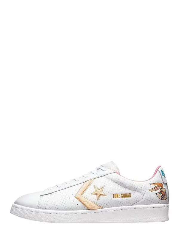 CONVERSE Pro Leather X Space Jam Lola Bunny Sneakers - White/gold/pink