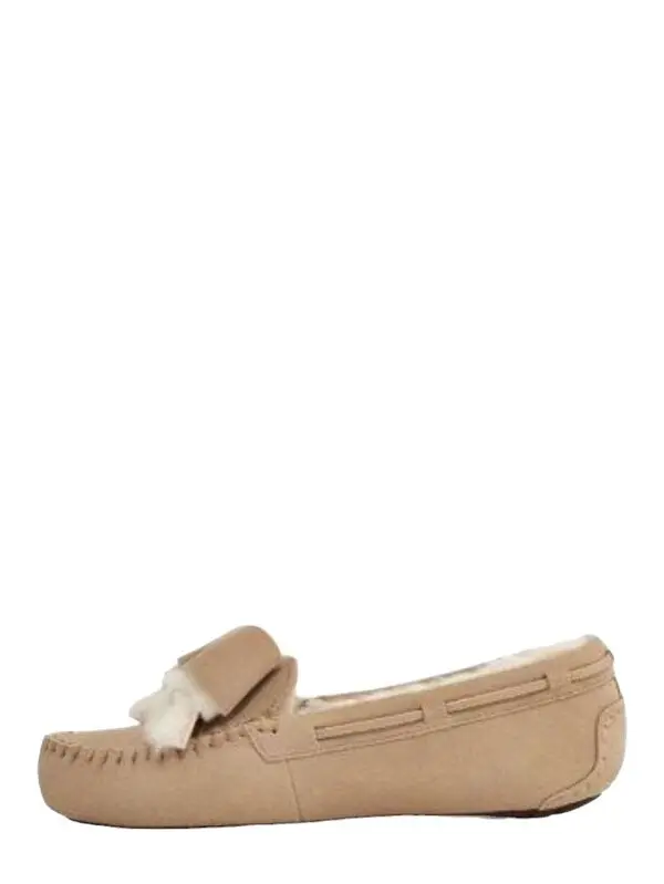 UGG Dakota Fur Bow Slipper - Sand