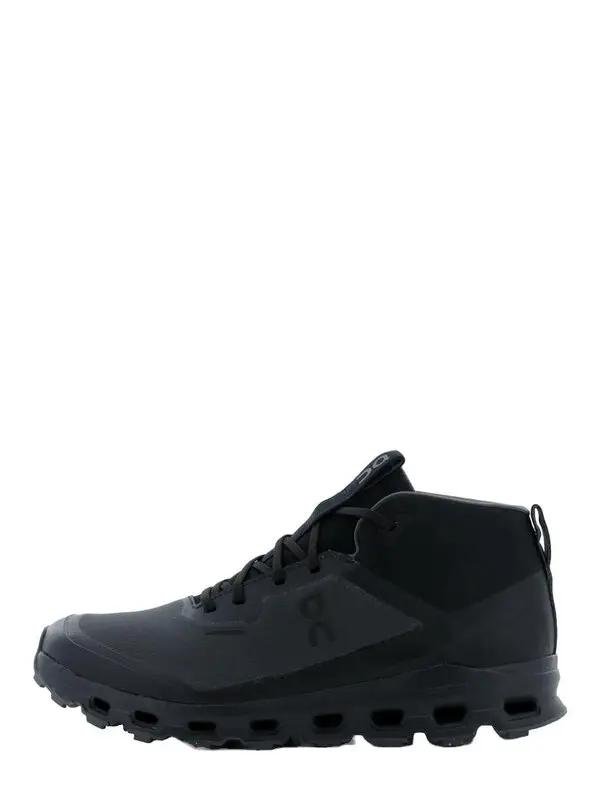 On Cloudroam Waterproof High Top Sneakers - Black/eclipse