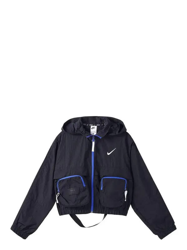 Nike City Utility Woven Jacket - Black/blue