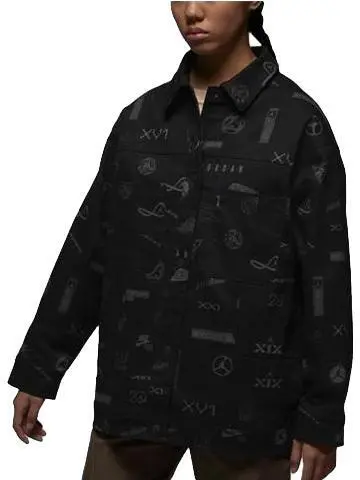 JORDAN Air Trucker Jacket - Black