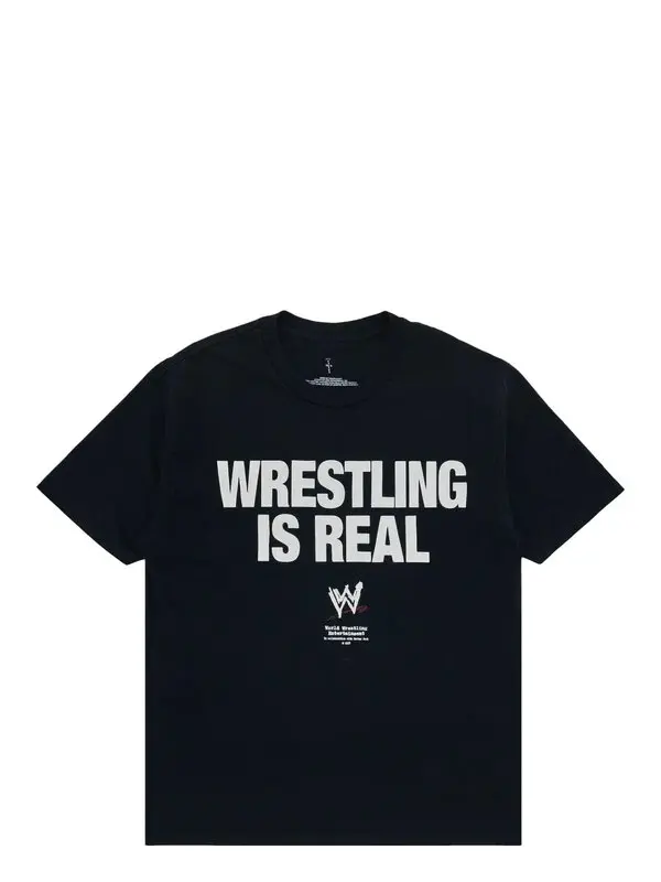 TRAVIS SCOTT Wrestling Is Real T-shirt - Black