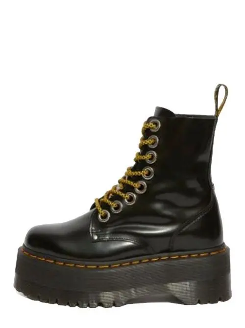 Dr. Martens Jadon Max Platform Combat Boot - Black