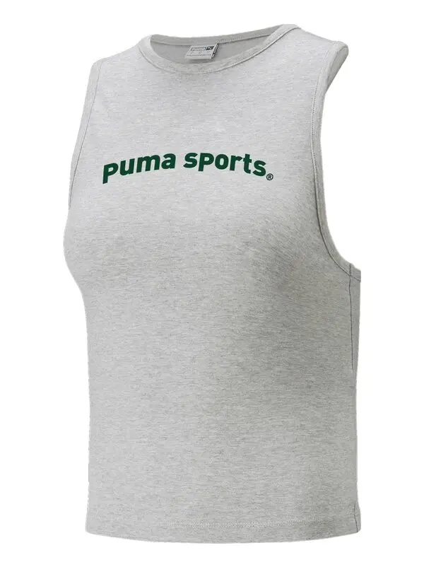 PUMA Team Logo Tank Top - Grey