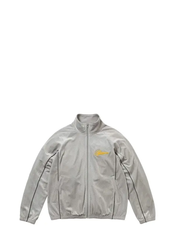 Supreme Velour Mesh Track Jacket - Silver