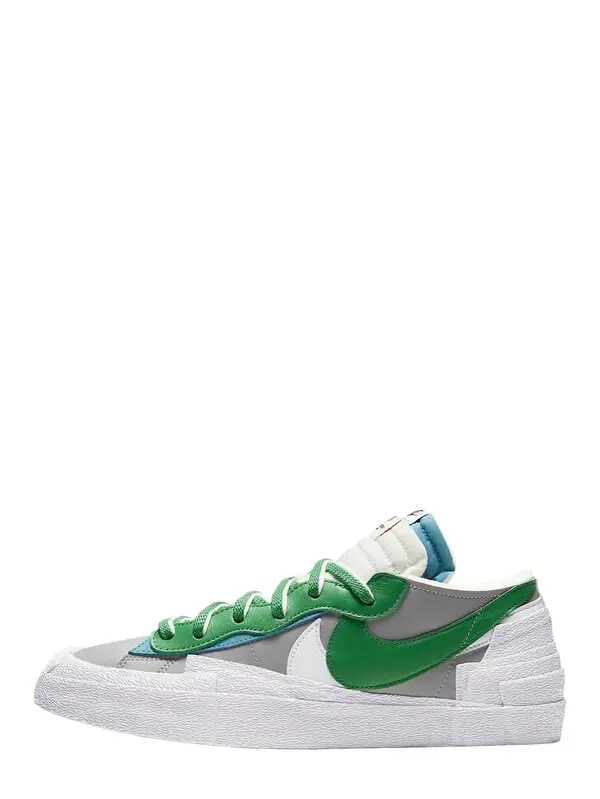 Nike X Sacai Blazer Low "classic Green - White/orange/yellow