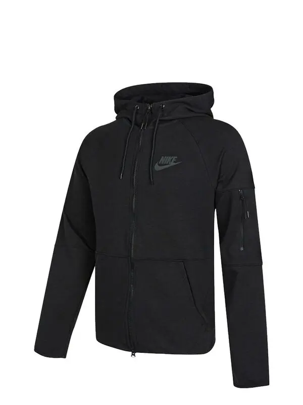 Nike Tech-pack Logo Knit Hooded Jacket - Default Color
