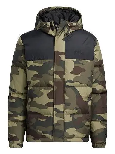 Adidas Camouflage Down Puffer Jacket - Default Color