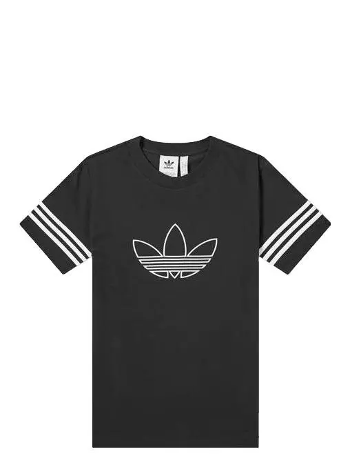 Adidas Originals Outline Tee Logo Short Sleeve - Black