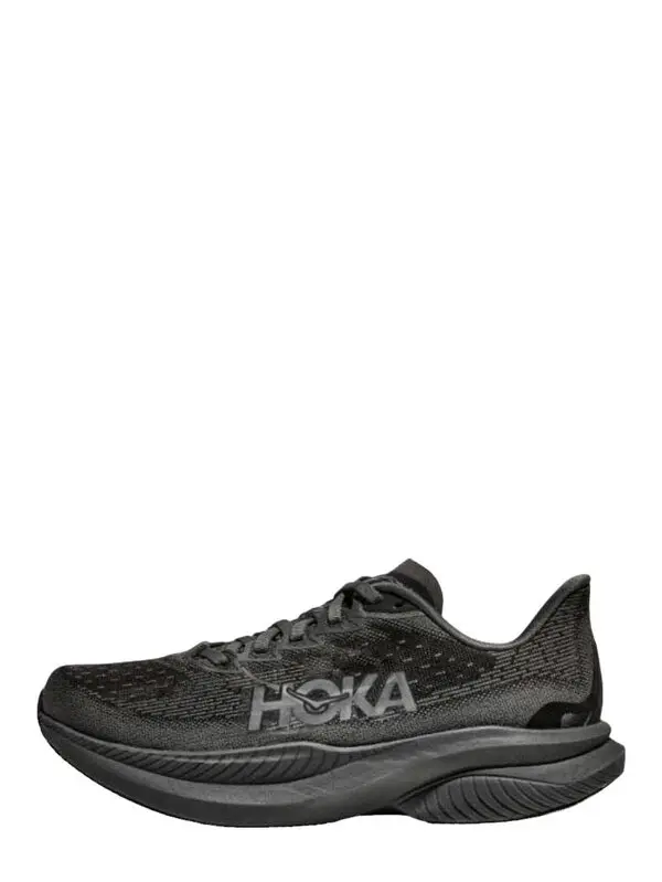 Hoka One One Mach 6 Athletic Sneakers - Black