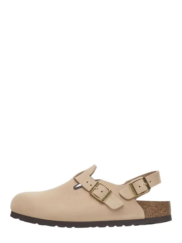 BIRKENSTOCK Tokio Nubuck Clogs - Sandcastle