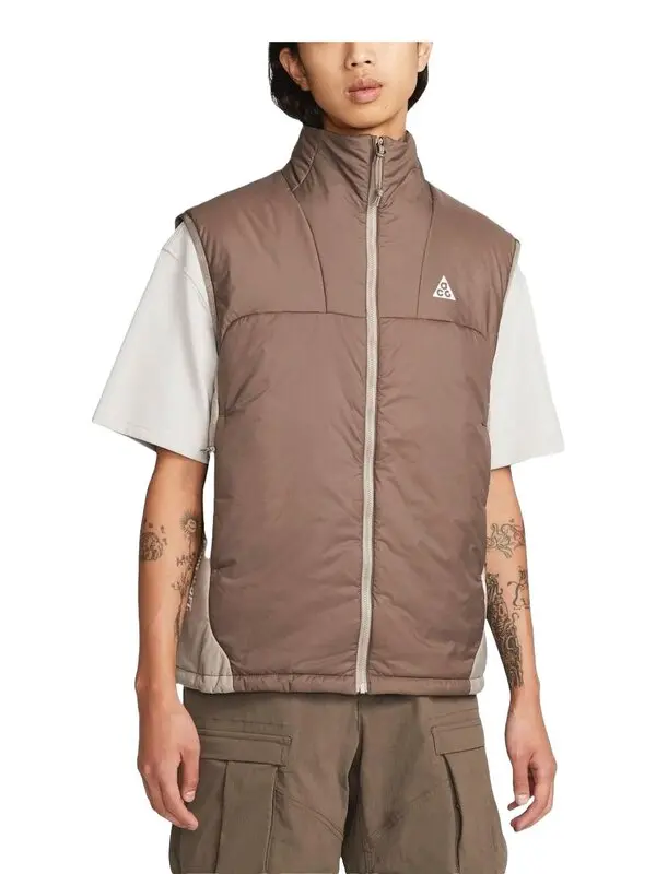 Nike Therma-fit Adv Rope De Dope Full-zip Vest - Brown
