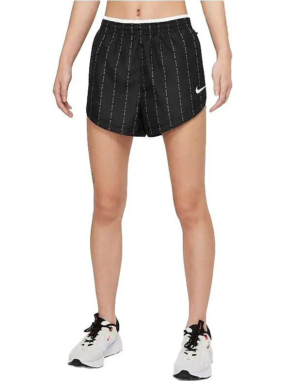 Nike Dri-fit Icon Clash Tempo Luxe Printed Sports Shorts - Black