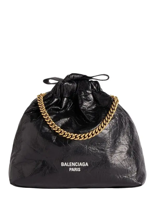 Balenciaga Crush Xs Tote Bag - Black