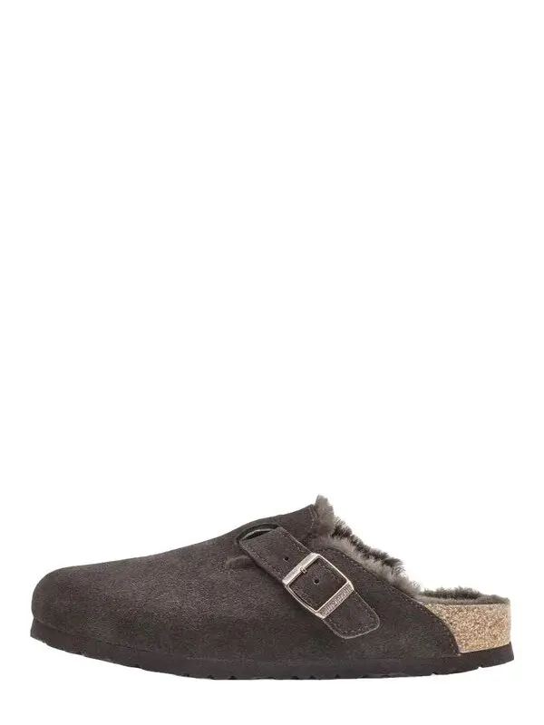 BIRKENSTOCK Boston Shearling Clogs - Brown