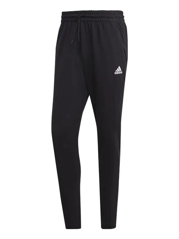 Adidas Essentials Single Tapered Open Hem Pants - Black