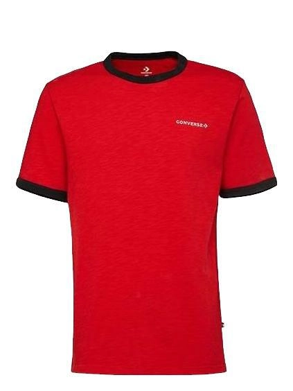 CONVERSE Slub Ringer Ss Tee Asia Sizing - Red