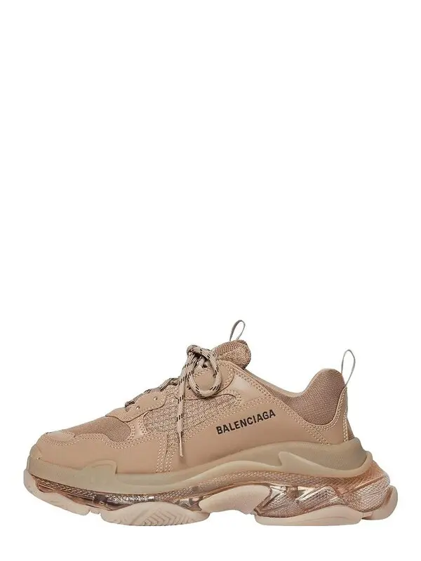 Balenciaga Triple S Clear Sole - Brown