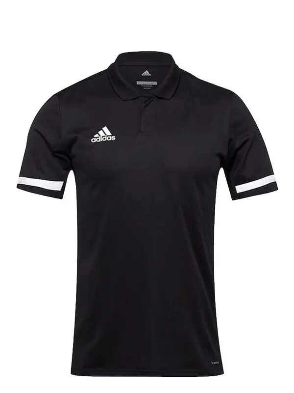 Adidas T19 Polo Athleisure Casual Sports Badminton Short Sleeve Polo Shirt - Black