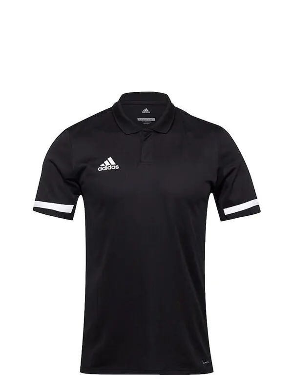 Adidas T19 Polo Athleisure Casual Sports Badminton Short Sleeve Polo Shirt - Black