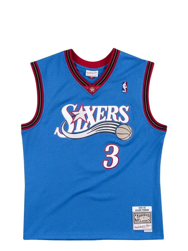 Mitchell & Ness X Nba Philadelphia 76ers 1999-2000 Swingman Jersey Allen Iverson #3 - Blue
