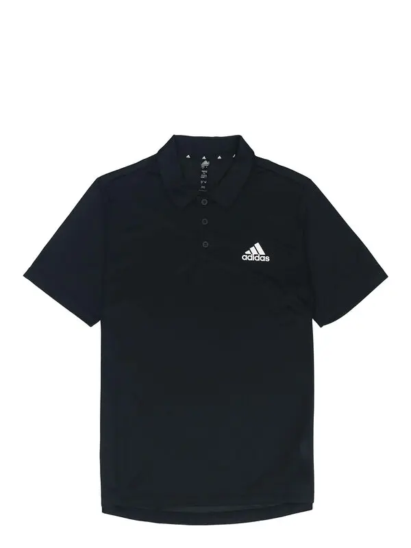 Adidas Pl Ps Training Sports Breathable Short Sleeve Polo Shirt - Black