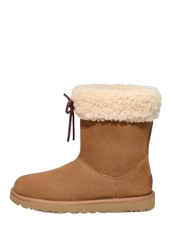 UGG Sarissa Shearling Short Boot - Chestnut