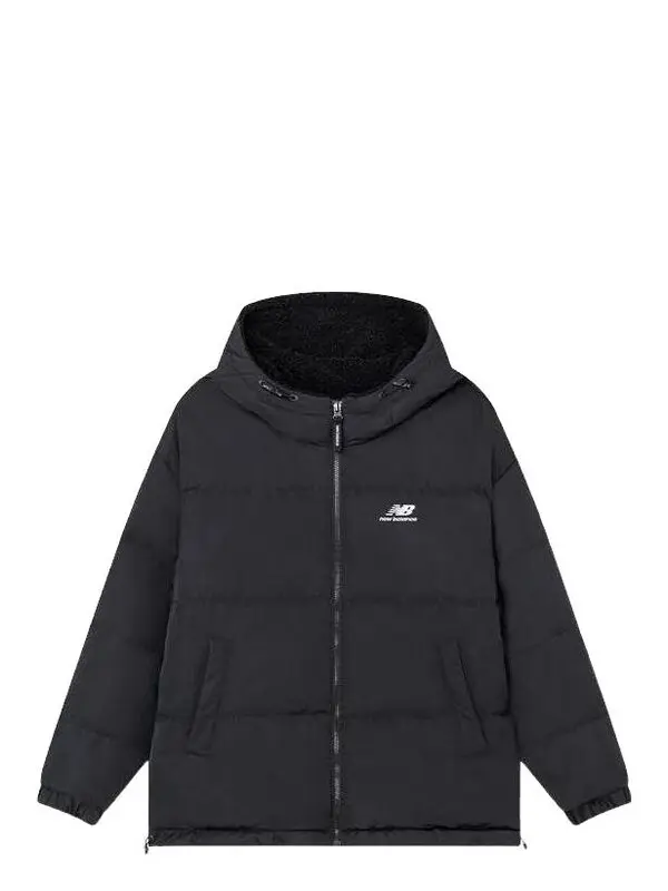 NEW BALANCE Logo Sportswear Puffer Jacket - Black/white