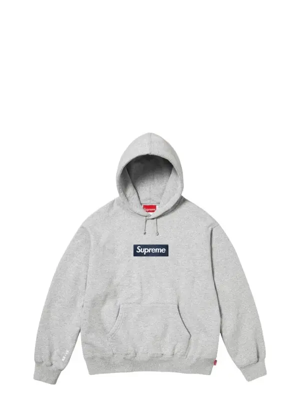 Supreme Box Logo Hoodie - Grey
