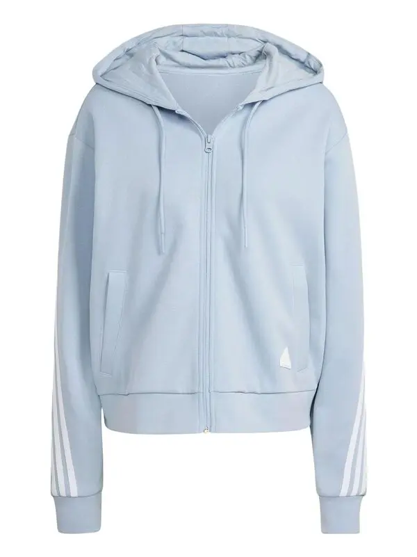 Adidas Future Icons 3-stripes Full-zip Hoodie - Blue