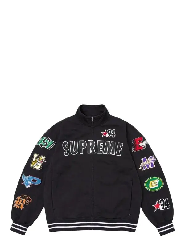 Supreme Mascots Zip Up Sweatshirt Jacket - Black