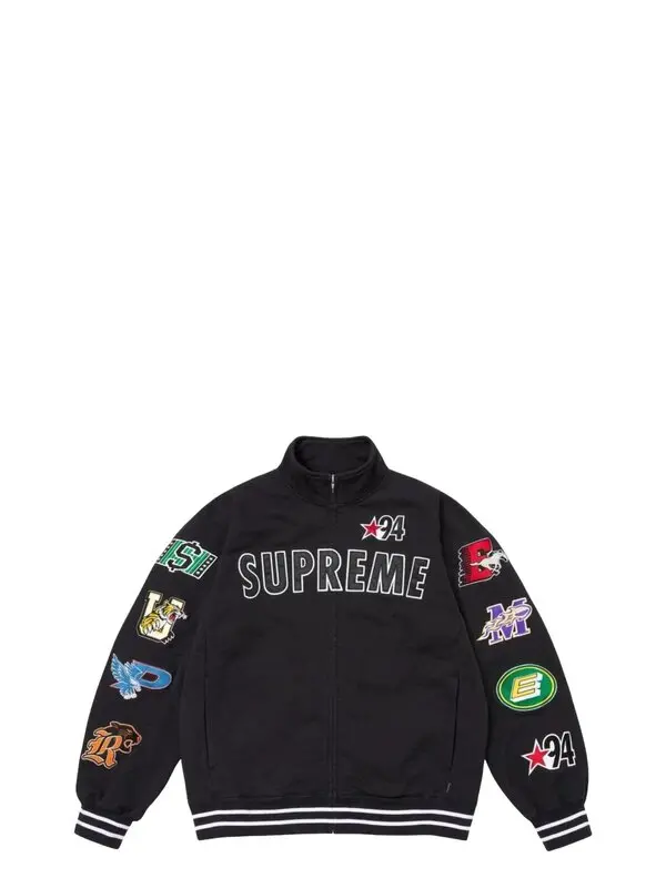 Supreme Ss26 Mascots Zip Up Sweatshirt Jacket - Black