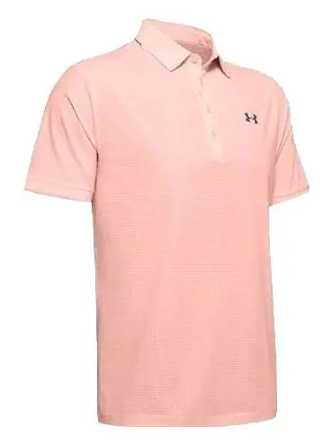 Under Armour Playoff 2.0 Golf Polo Shirt - Light Pink