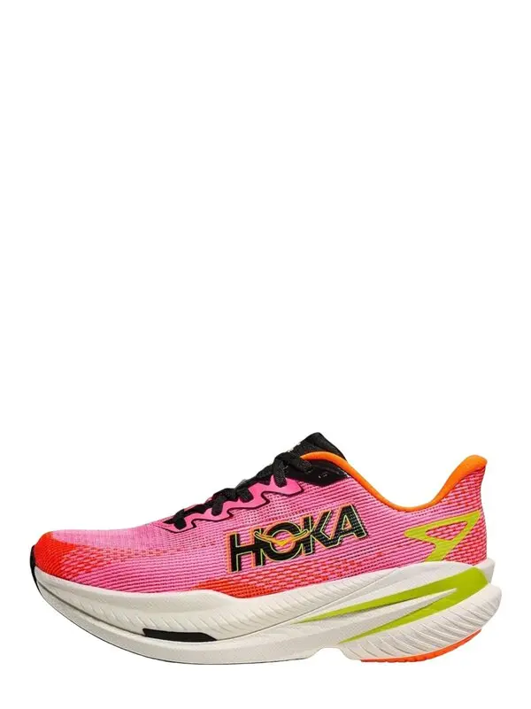 Hoka One One Mach X 3 Athletic Sneakers - Neon Rose/neon Tangerine
