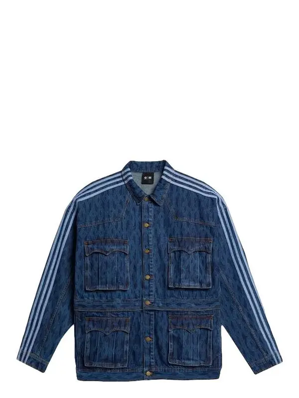 Adidas Originals X Ivy Park Denim Jacket - Blue