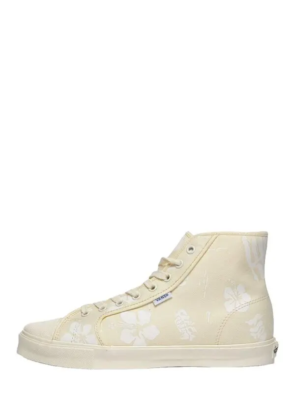 VANS Og Style 24 Lx High Top Sneakers With Floral Print - Khaki