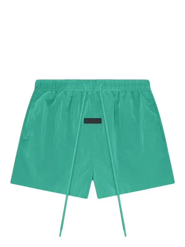 Fear Of God Crinkle Nylon Running Short - Mint Leaf