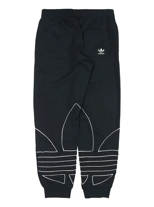 Adidas Originals B Trf Out Swtpt Logo Printing Casual Knit Bundle Feet Sports Pants - Black