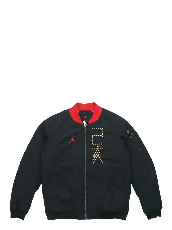 JORDAN Bomber Jacket - Black/red