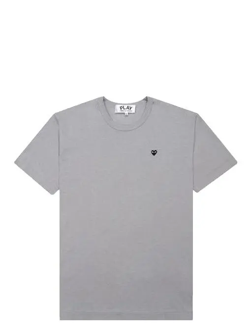 Play Comme Des Garcon Mini Heart Logo Tee - Grey