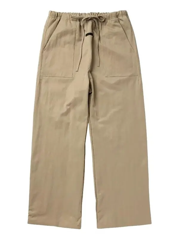 Fear Of God Ss25 Textured Nylon Utility Pants - Dessert Sand