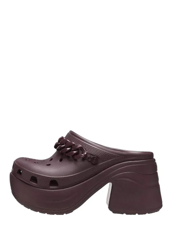 CROCS Siren Chain Clog - Dark Cherry