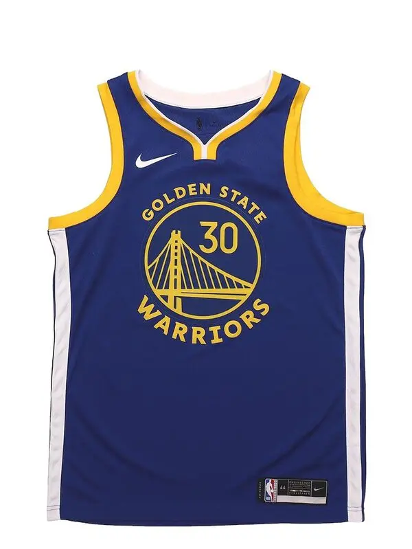 Nike Golden State Warriors Stephen Curry #30 Fan Edition Jersey - Blue